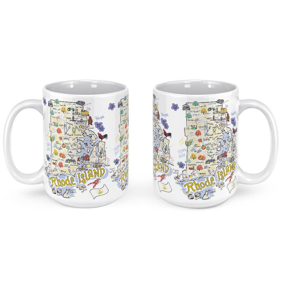 Mug - RI State Map – Rhody Craft