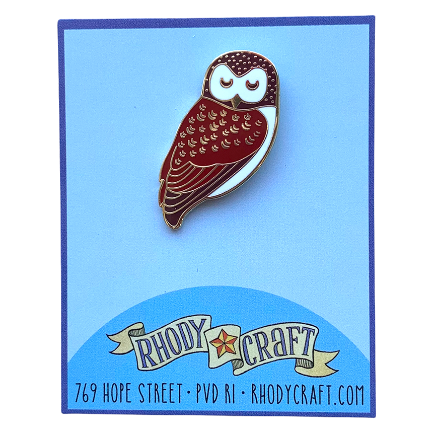 Pin - Owl – Rhody Craft